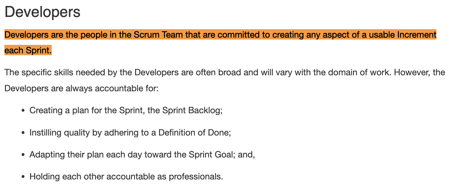 Which Scrum Role is Responsible to do all the Work Required to Turn ...